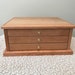 Handcrafted Cherry Jewelry Box 3 Drawers - Etsy