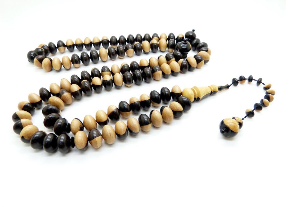 Big Shadhili Ebony Tasbih Subha Prayer Beads Misbaha - Etsy