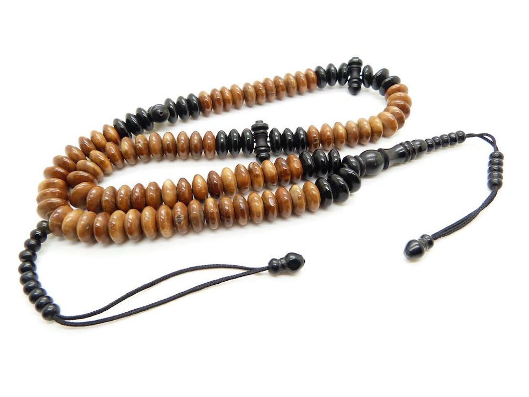 Kuka and Black Kuka Shadhili Tasbih Subha Prayer Beads Misbaha - Etsy