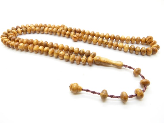 Olive Wood Tasbih Subha Prayer Beads Misbaha 99 Beads | Etsy
