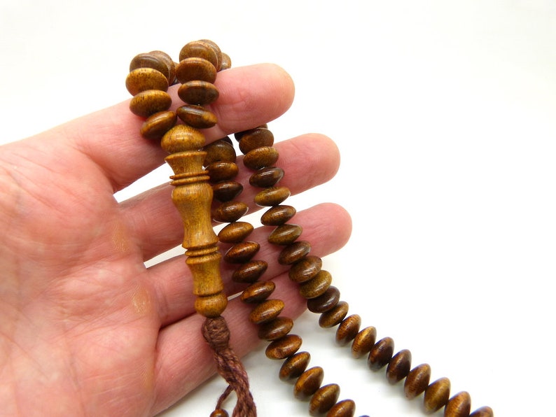 Iron Wood Tasbih Subha Prayer Beads Misbaha 99 Beads - Etsy
