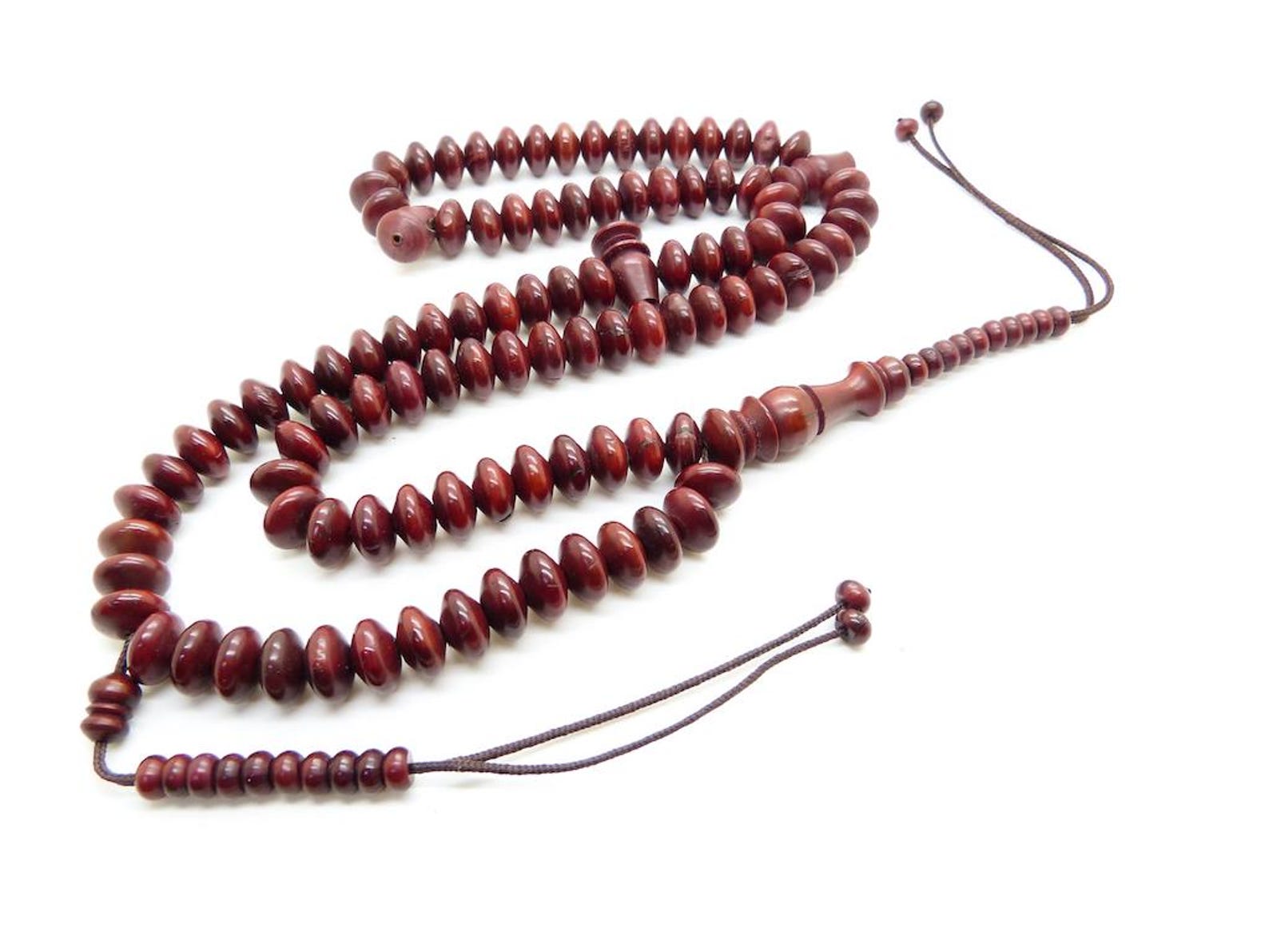 Red Kuka Shadhili Tasbih Subha Prayer Beads Misbaha - Etsy