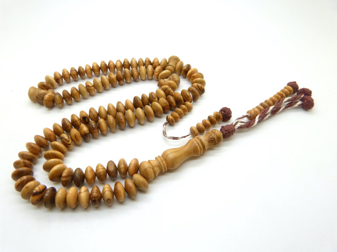 Olive Wood Shadhili Tasbih Subha Prayer Beads Misbaha - Etsy