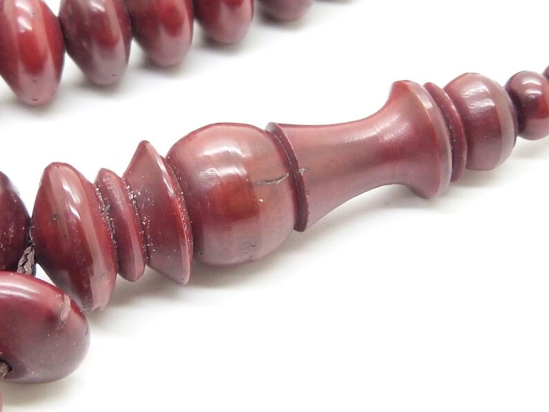 Red Kuka Shadhili Tasbih Subha Prayer Beads Misbaha - Etsy