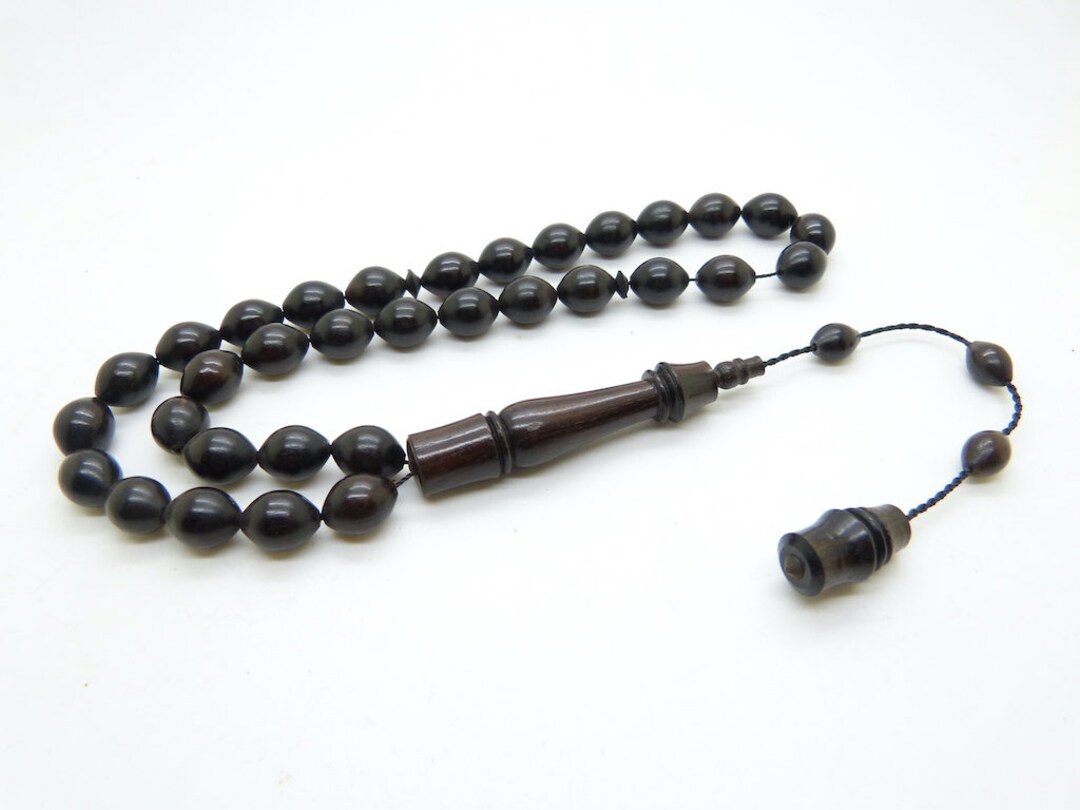 Ebony 33 Beads Prayer Beads Sibha Misbah Tasbih - Etsy