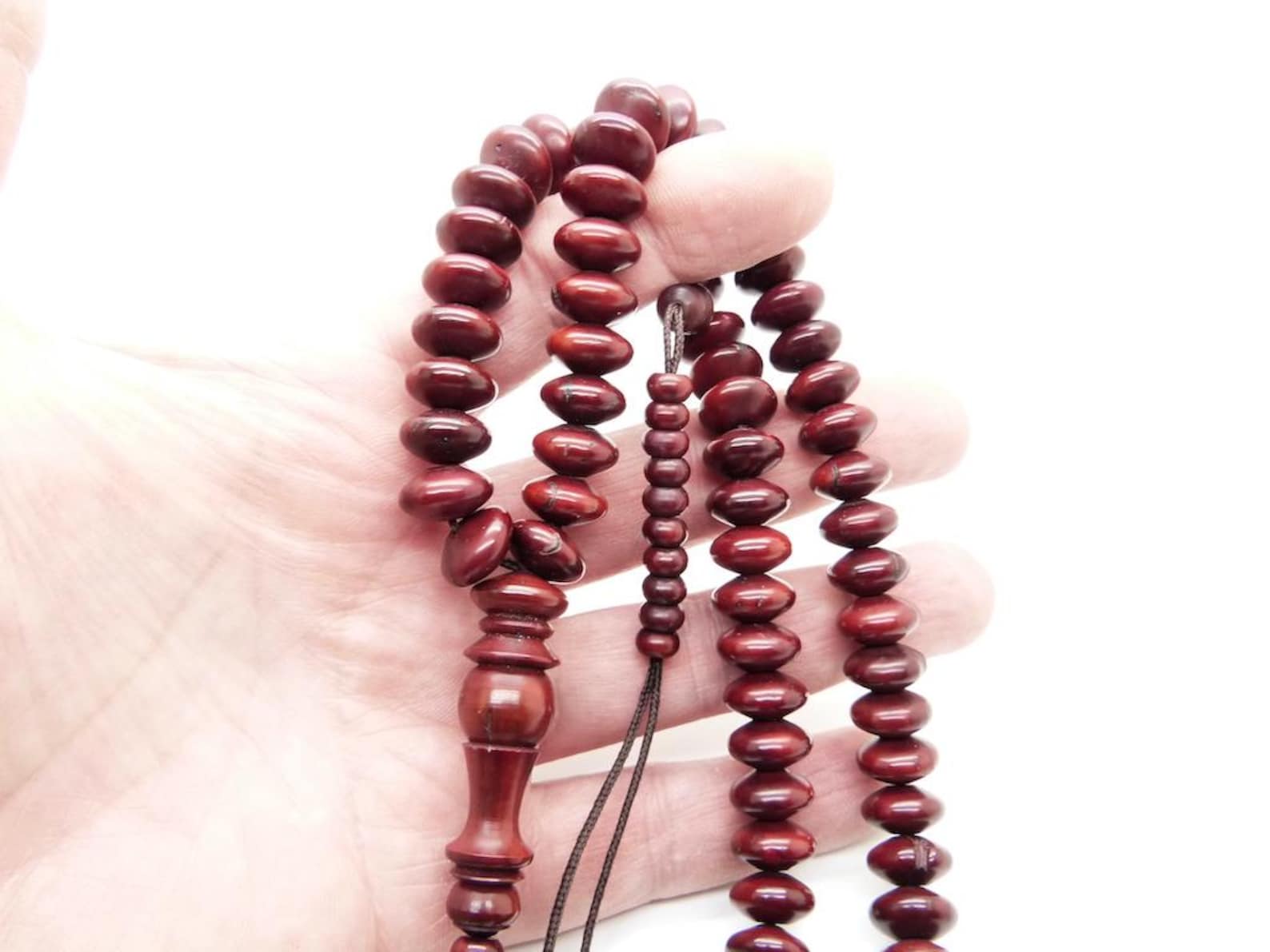 Red Kuka Shadhili Tasbih Subha Prayer Beads Misbaha - Etsy