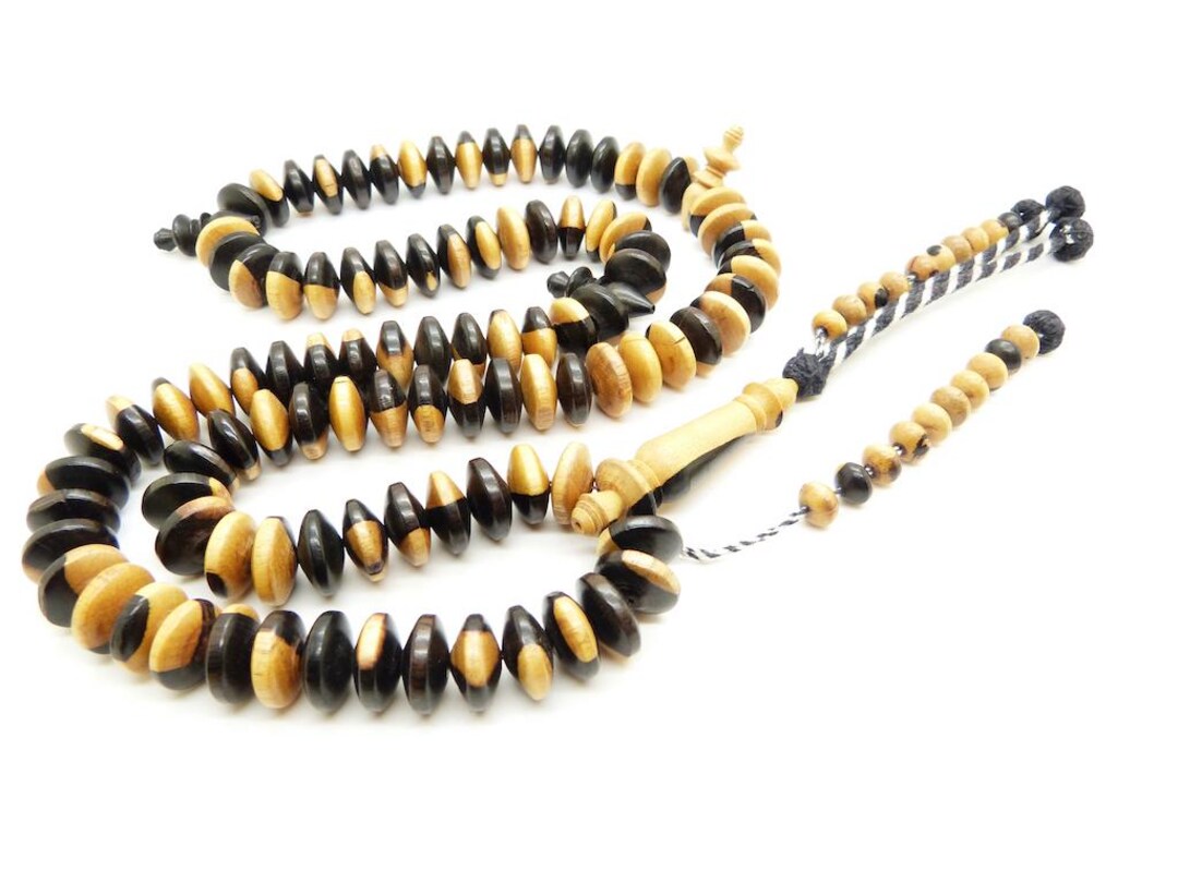 Shadhili Ebony Tasbih Subha Prayer Beads Misbaha - Etsy