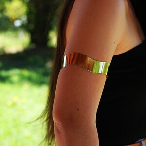Wide Upper Arm Cuff Bracelet - Etsy