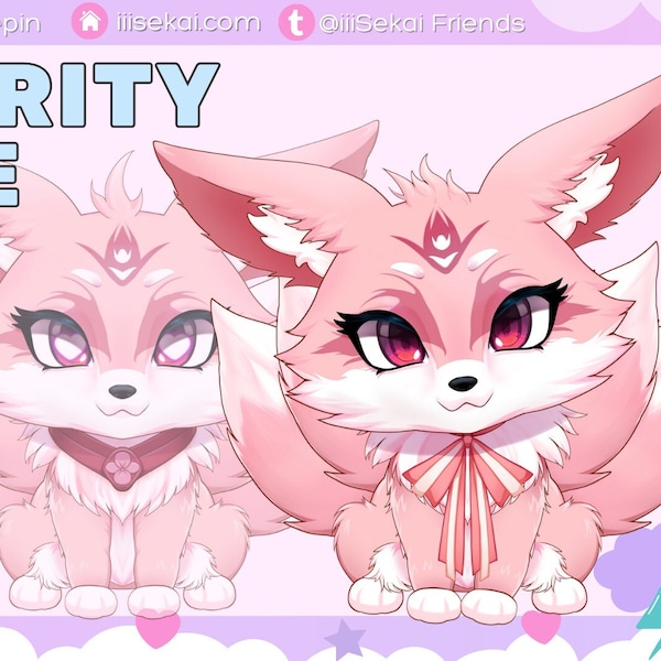 Vtuber Pet Kitsune - Etsy