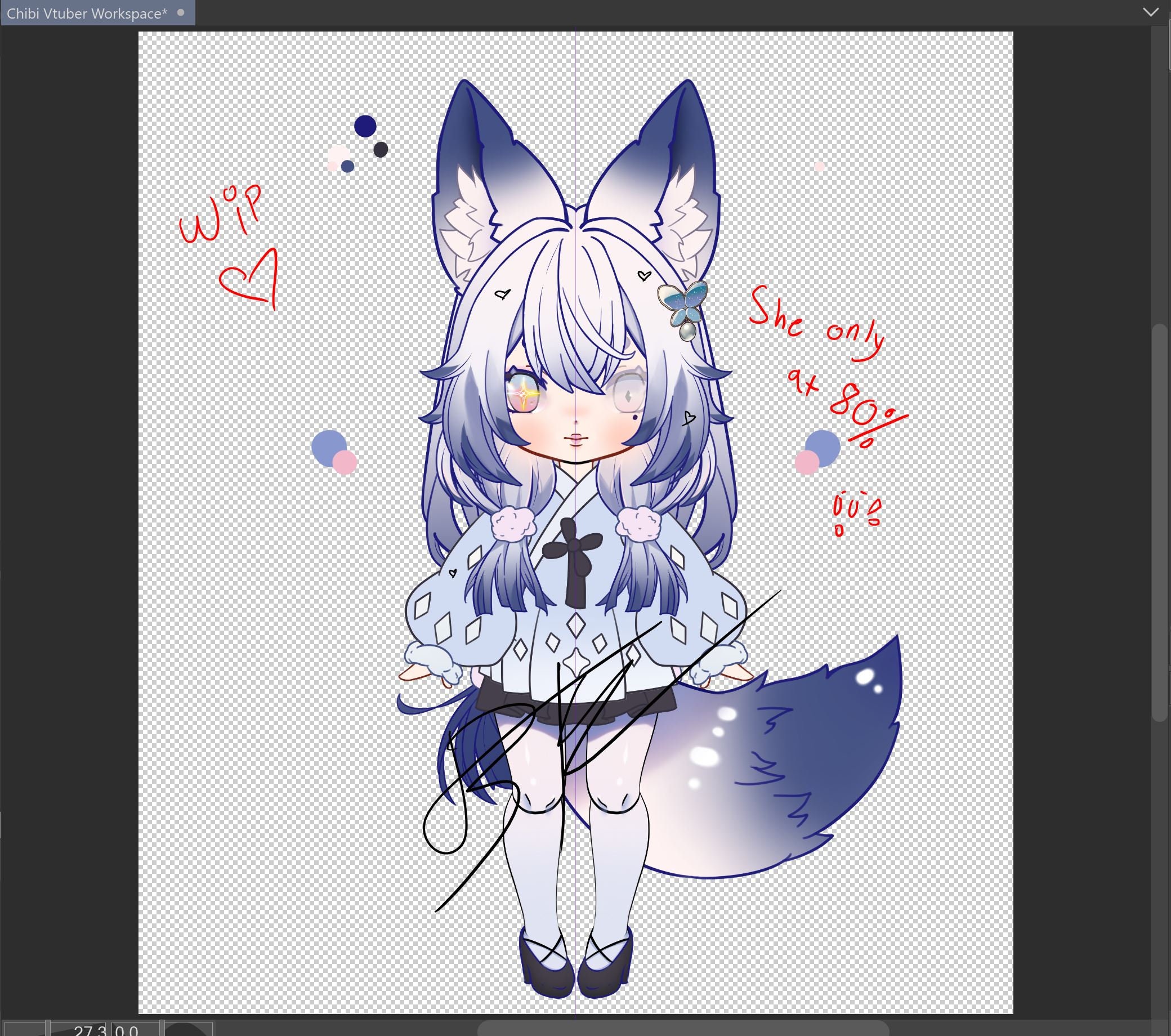 Custom Chibi Vtuber Model Full Stack Commercial Use Live2d Vtuber Anime ...