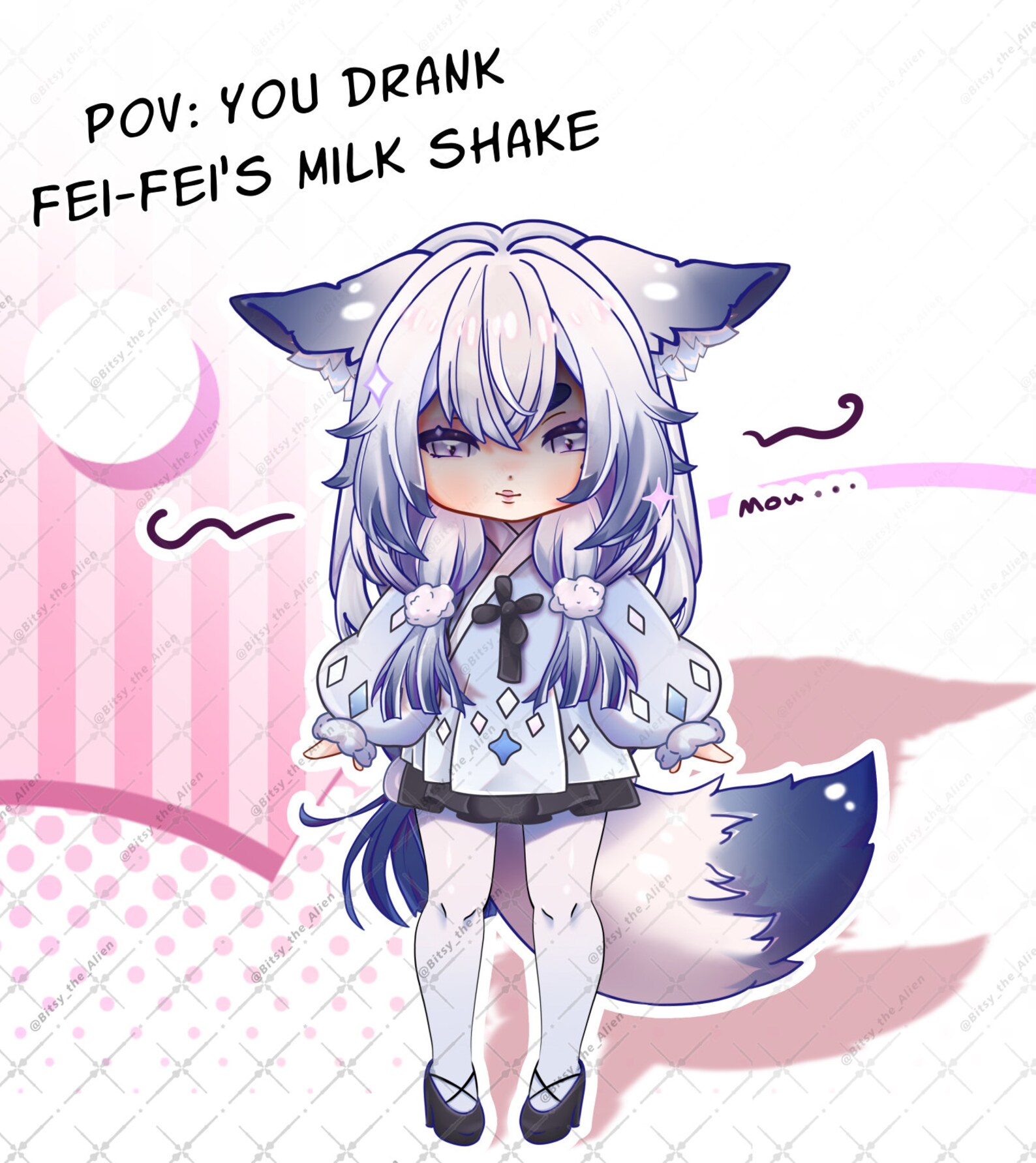 Fei-fei Chubble | V-bridger Live2d Vtuber Model (ready to Use) Premade ...