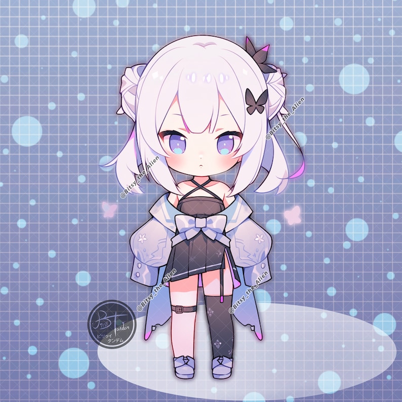 Custom Chibi Vtuber Model Full Stack Commercial Use Live2d Vtuber Anime ...