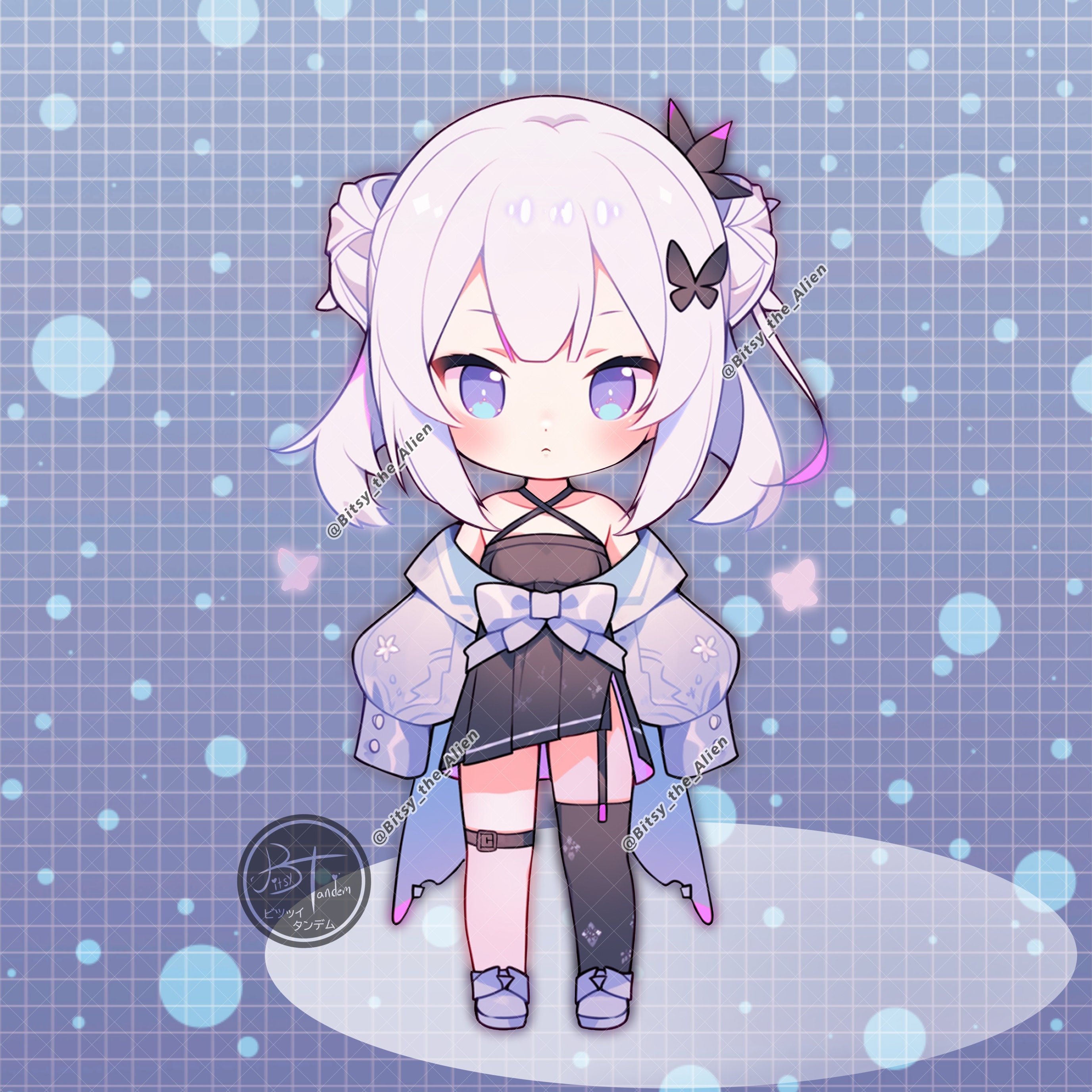 Custom Chibi Vtuber Model Full Stack Commercial Use Live2d Vtuber Anime ...