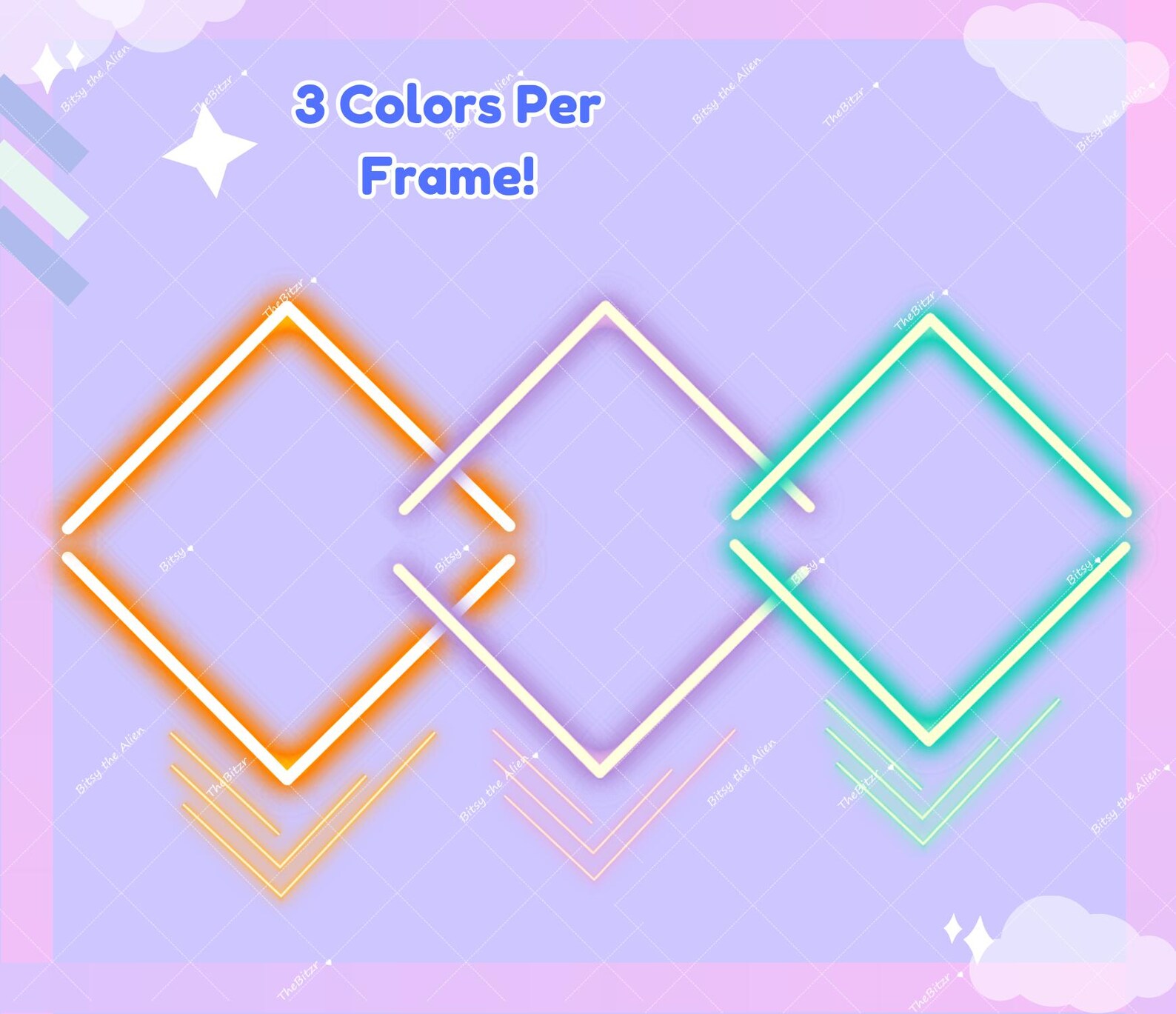 Vtuber Gamer Profile Frame | Twitch Livestreamer Frame for Gaming ...