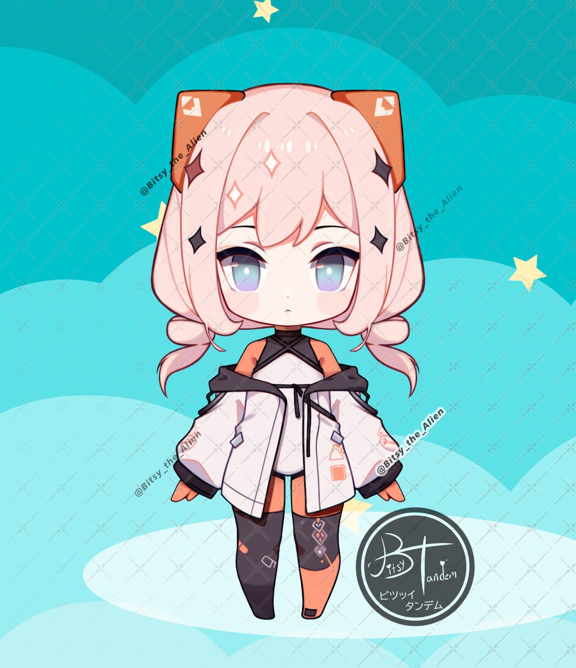 Custom Chibi Vtuber Model Full Stack Commercial Use Live2d Vtuber Anime ...