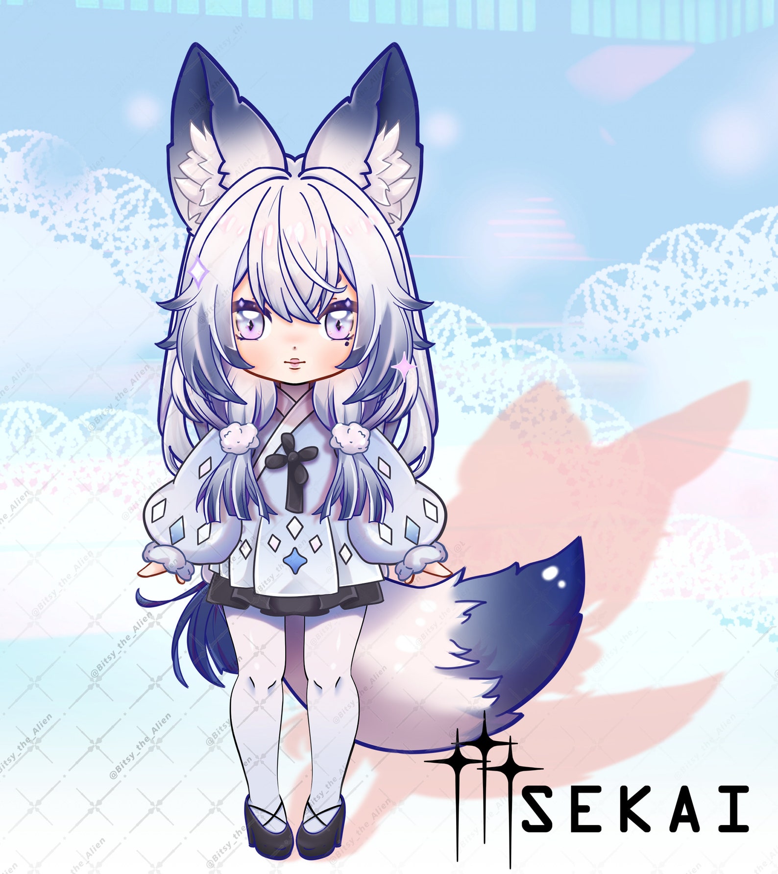 Custom Chibi Vtuber Model Full Stack Commercial Use Live2d Vtuber Anime ...