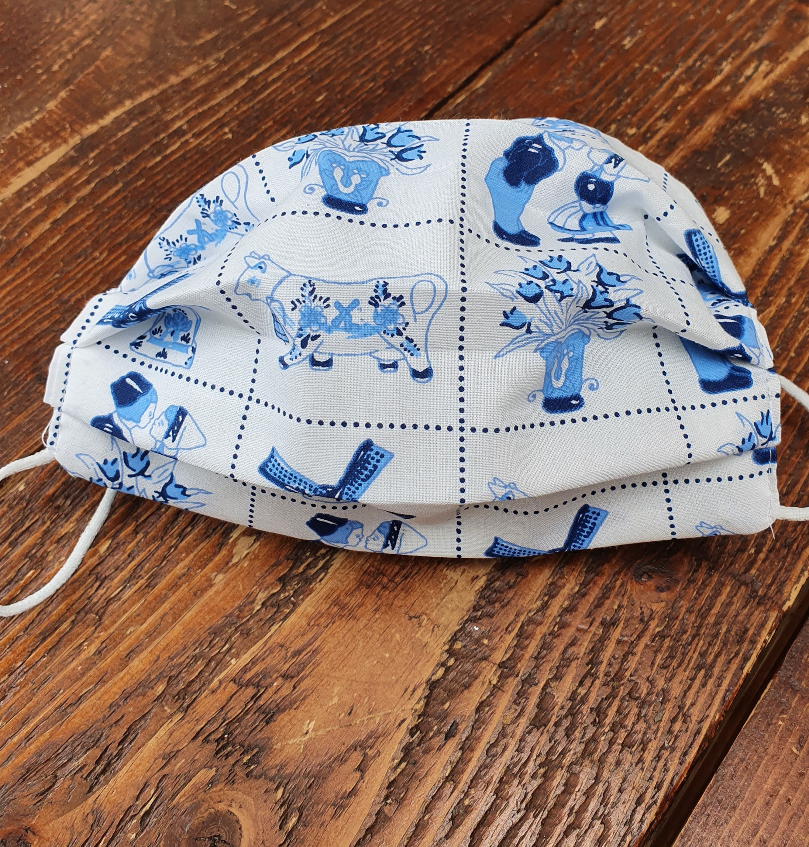Delfts Blue Mouth Mask - Etsy