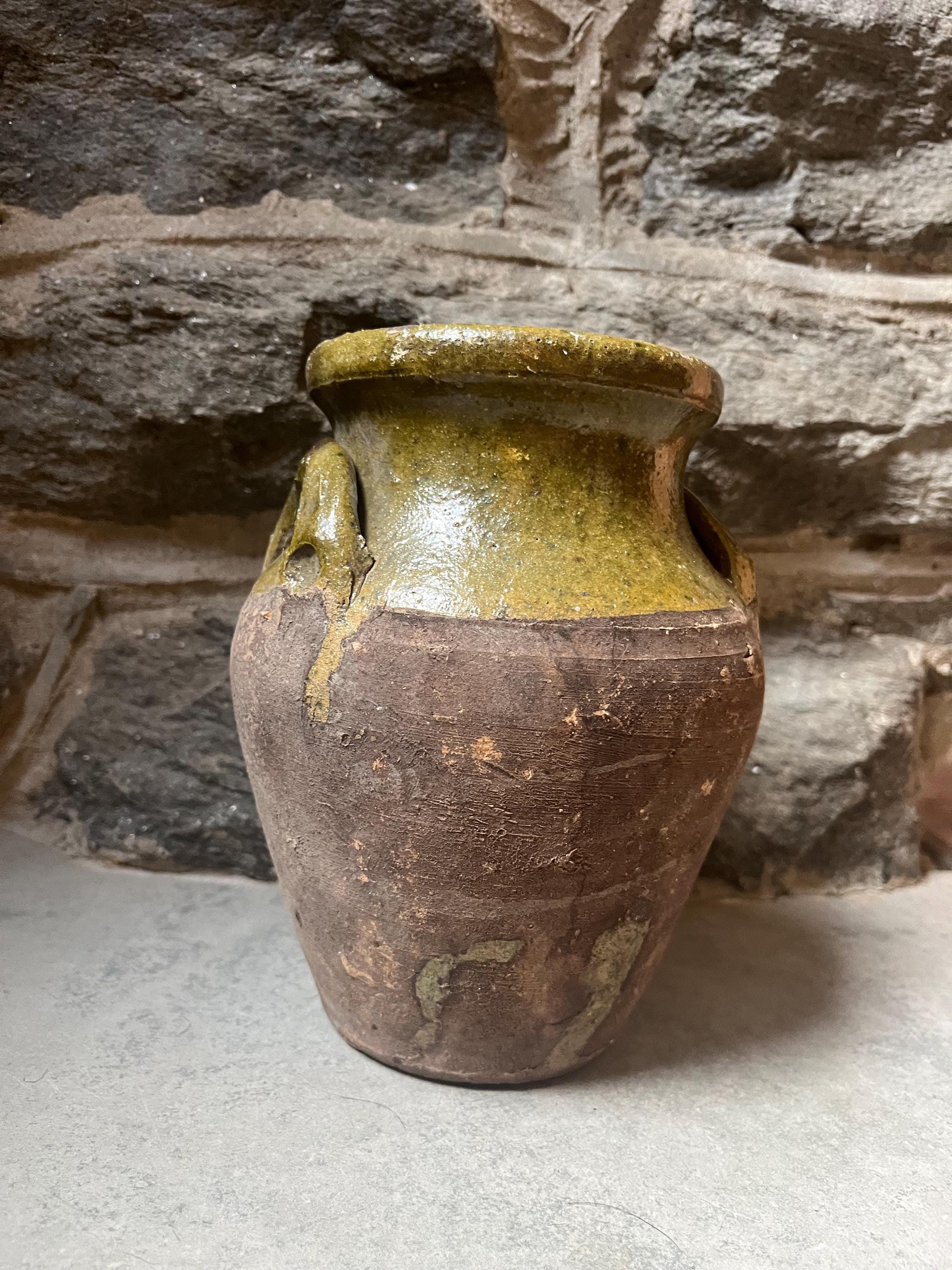 Antique Olive Pot - Etsy