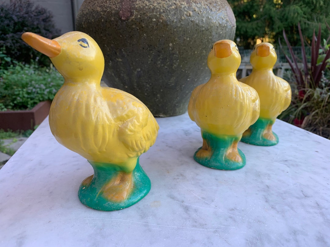 Chalk Ducks - 1930's, Artisan Sculpted/hand Painted - Etsy