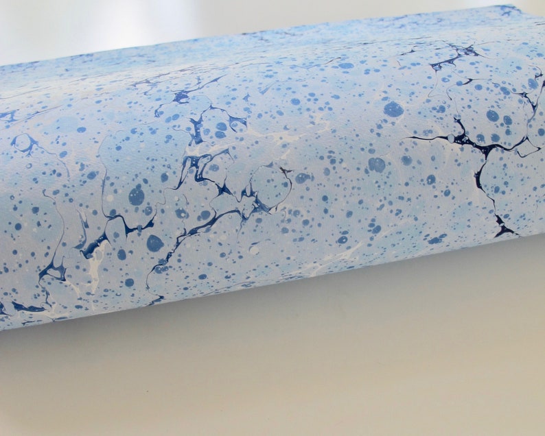 Hand Marbled Paper Decorative Paper 19 X 25 - Etsy