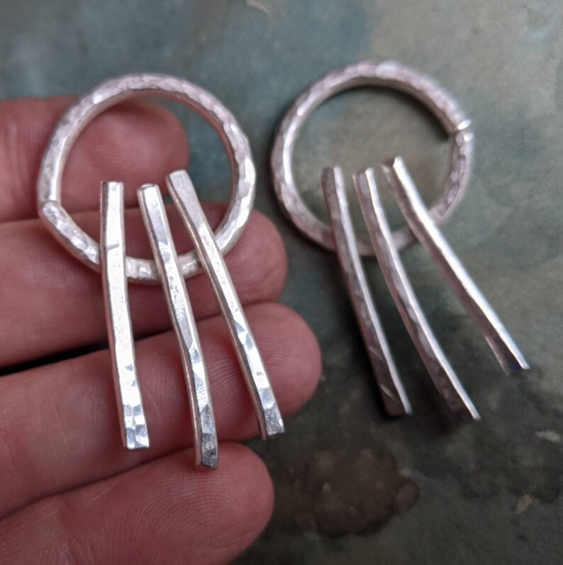 Sol Rune 8g 3 Mm. Sterling Silver Oxidized Dark Gauged | Etsy