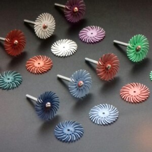 Silicone Rubber Wheels 31 Mandrel Polishing Buffing Sanding Multiple ...