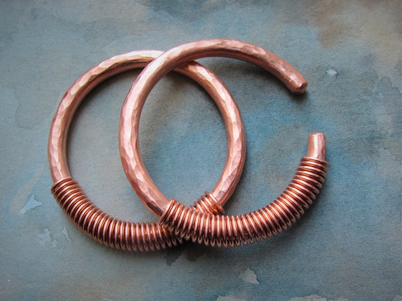 All Sizes 4G 6G 8G 10G 12G Gauges Copper Oxidized Spiral - Etsy