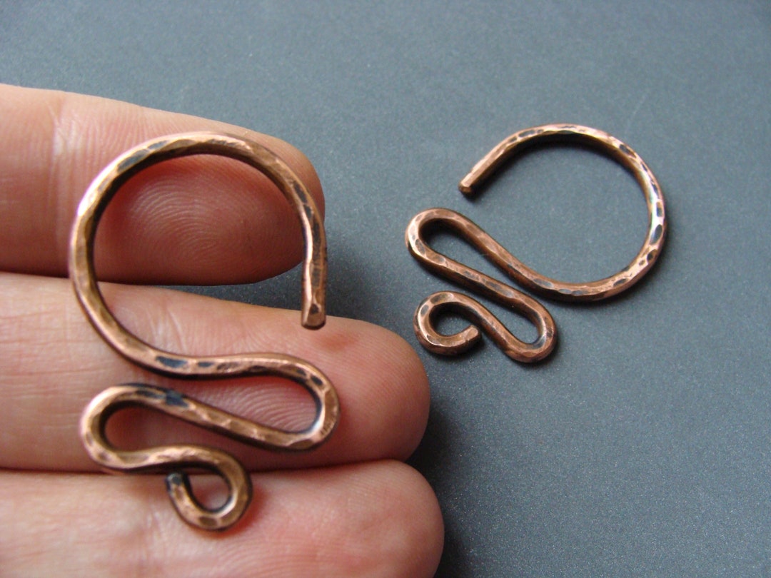 12 G / 0.8 Inch 21x2mm. Copper Snakes Oxidized Dark Gauged - Etsy