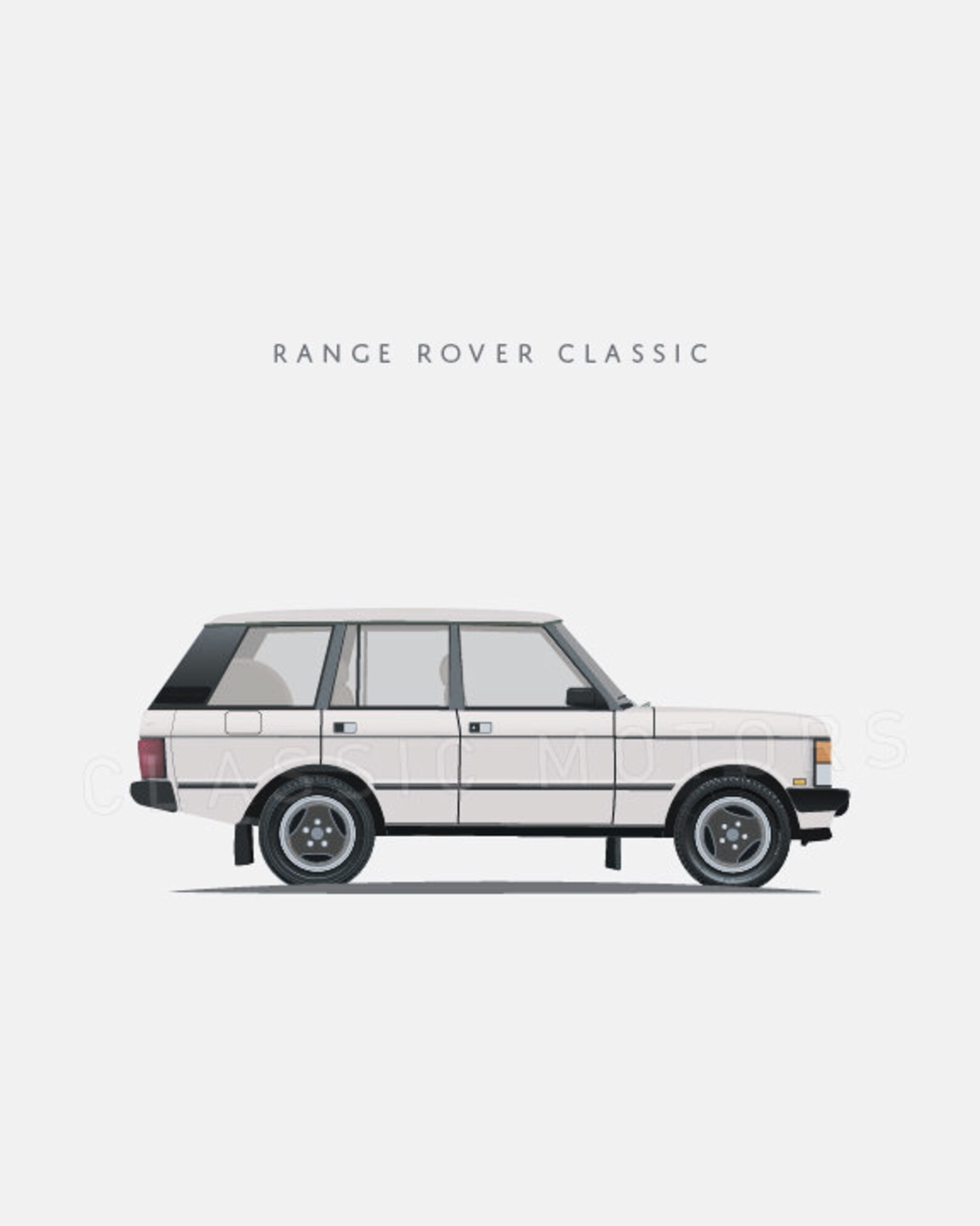 Range Rover Classic Unframed Color Print Two Sizes | Etsy
