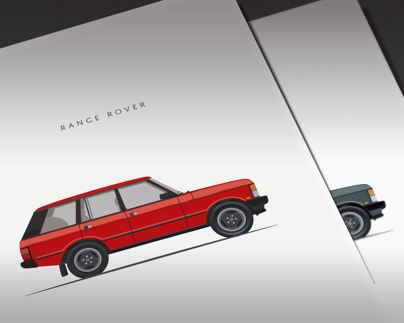 Range Rover Classic Unframed Color Print Two Sizes | Etsy