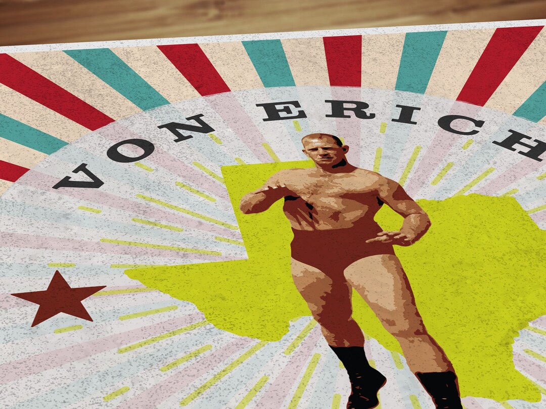 Fritz Von Erich Iron Claw Poster 11x14 Inch Unframed Color Print - Etsy UK