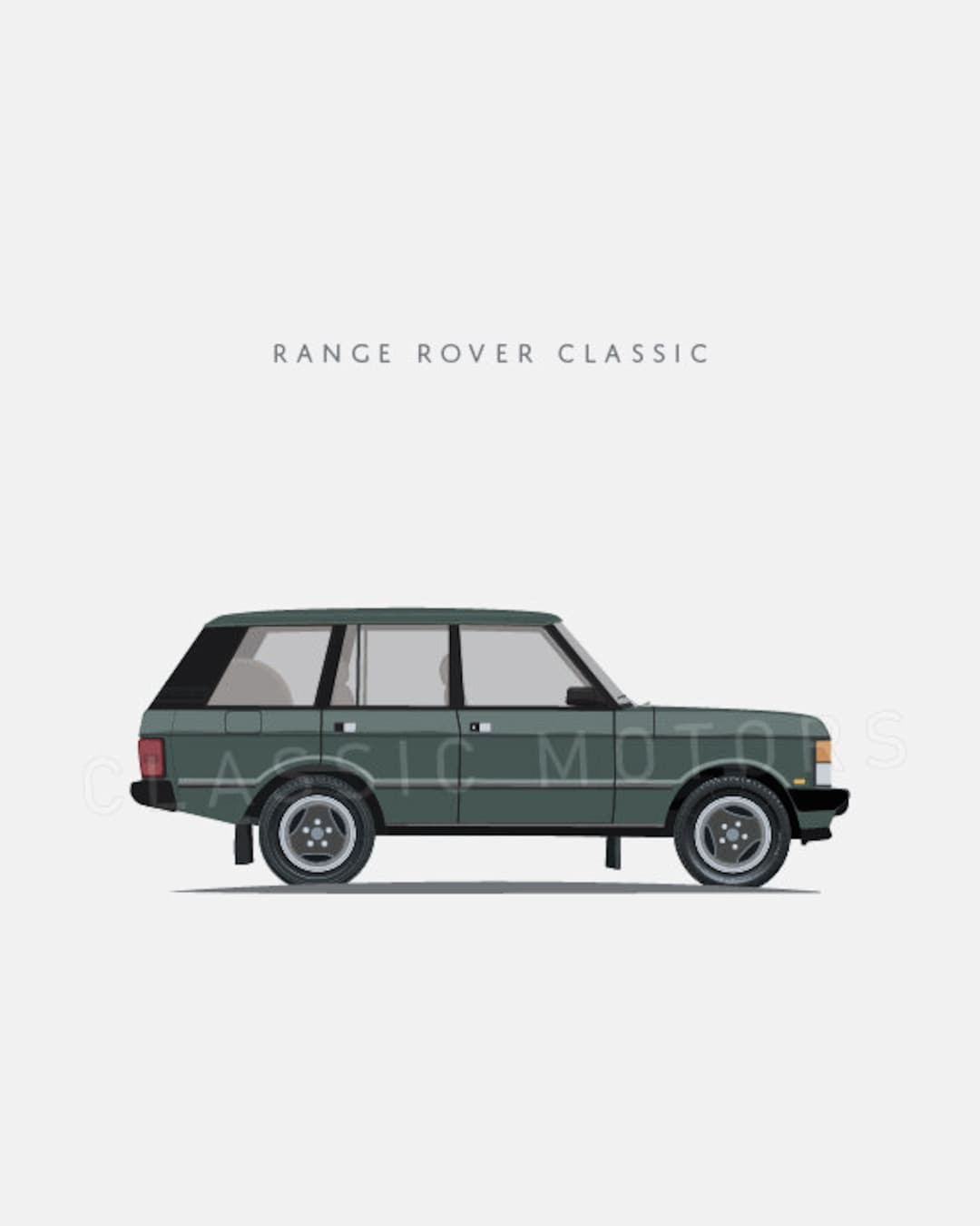 Range Rover Classic Unframed Color Print Two Sizes Available Free ...