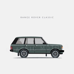 Range Rover Classic Unframed Color Print Two Sizes Available Free ...