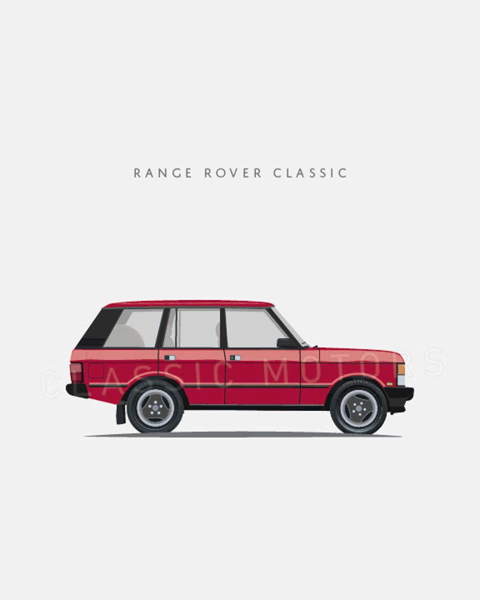 Range Rover Classic Unframed Color Print Two Sizes - Etsy