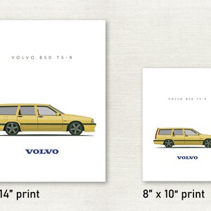 Volvo 850 T5-R Wagon Unframed Color Print Two Sizes - Etsy