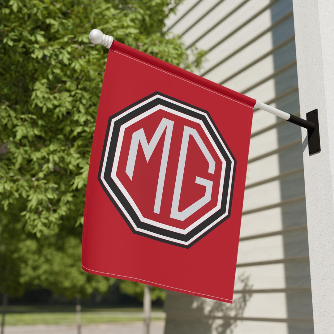 MG Octagon Logo Flag - Two Sizes Available - Etsy