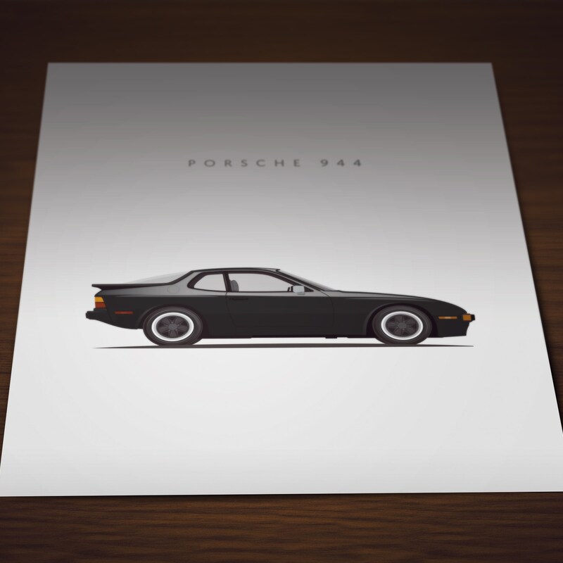 Porsche 944 Poster - Etsy
