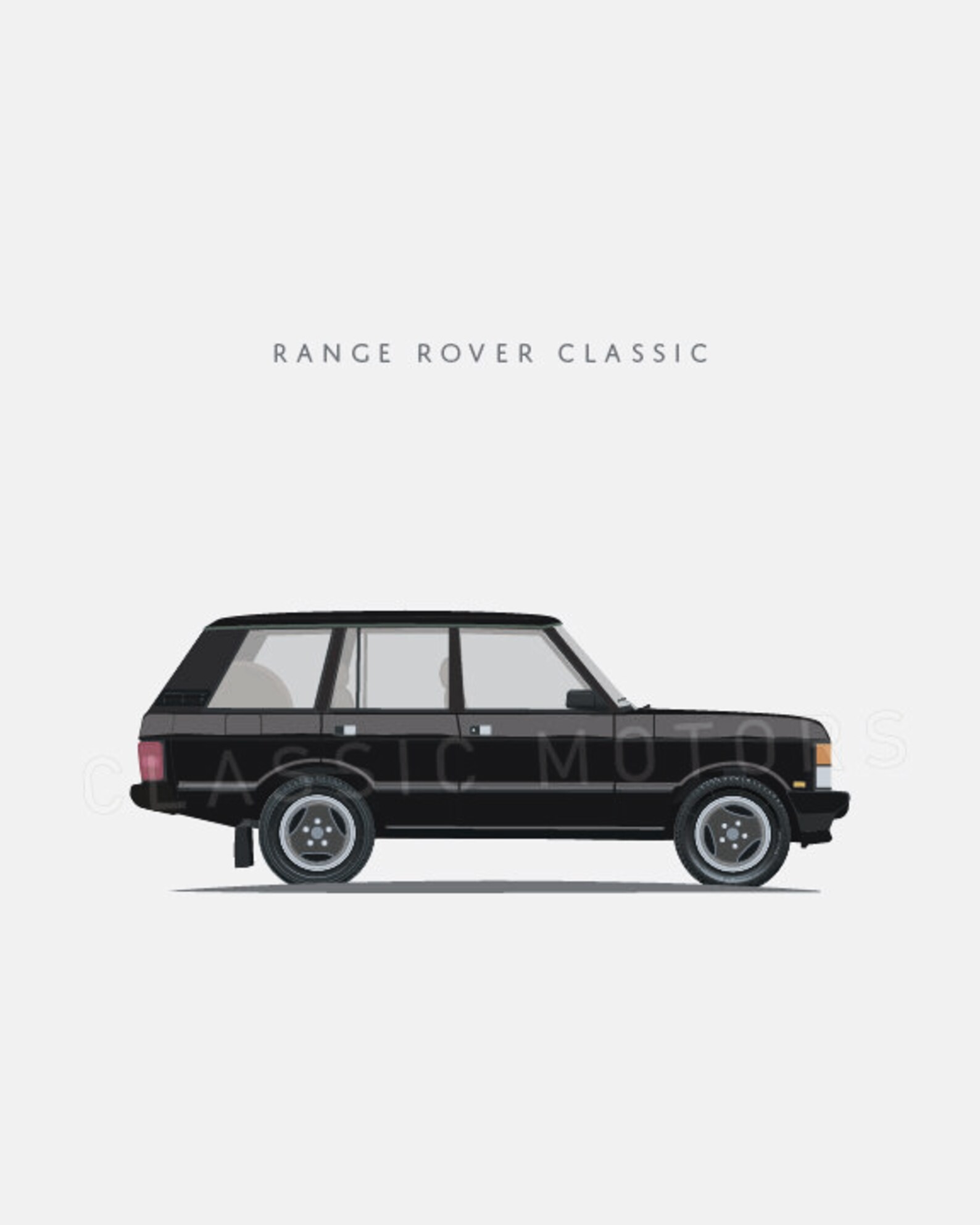 Range Rover Classic Unframed Color Print Two Sizes - Etsy