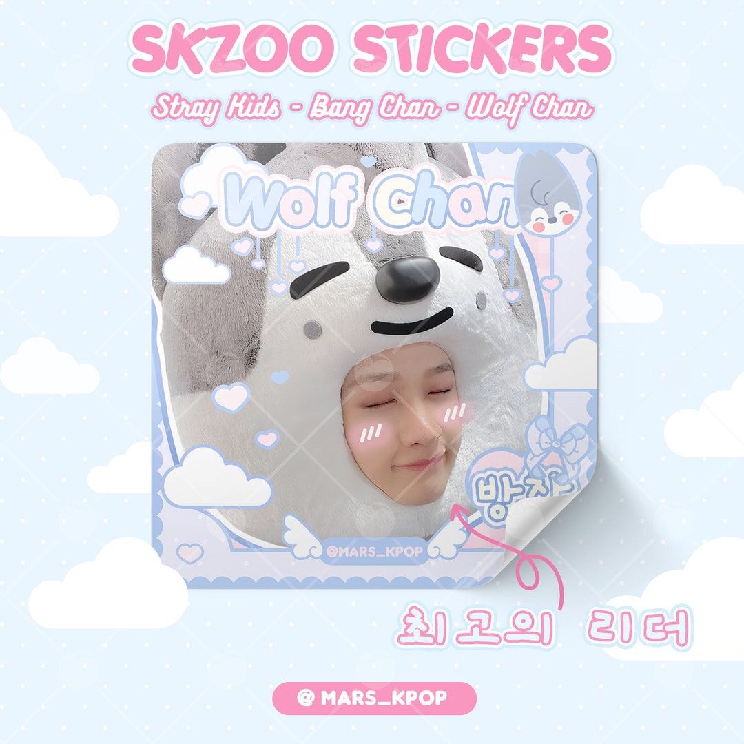 Wolf Chan Stickers - Stray Kids SKZOO - Etsy