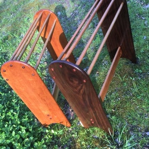Quilt Rack, Walnut, Afghan Rack, Hand Made, Hand Crafted, Blanket ...