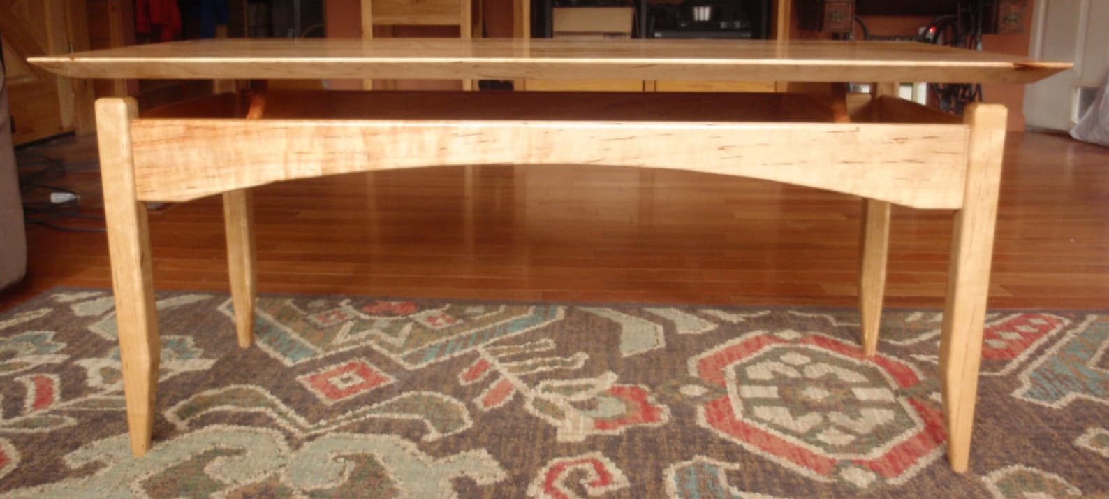 Floating Top Coffee Table - Custom Order, Walnut, , Hall Table, Coffee ...