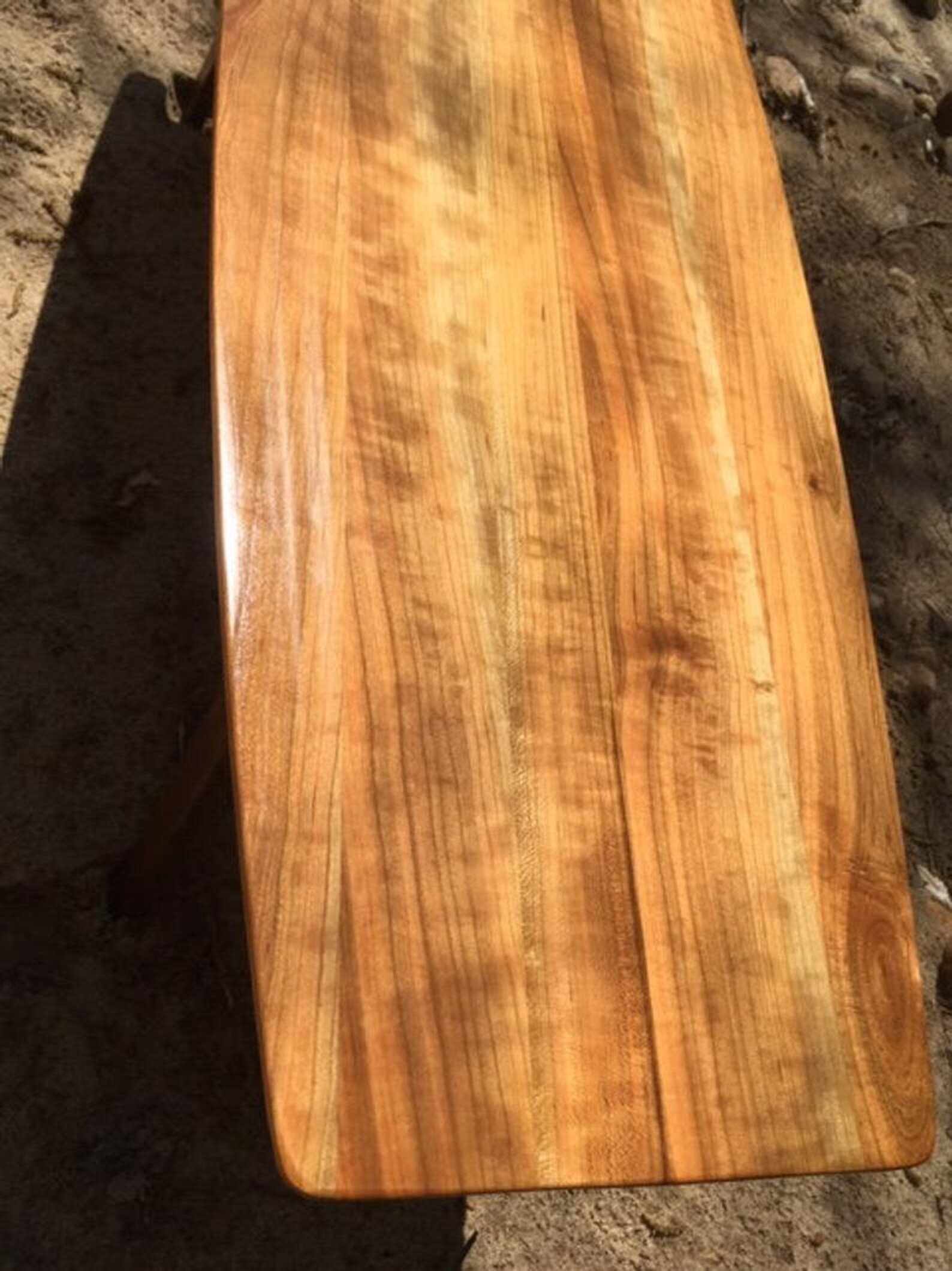Cherry Surf Board Coffee Table Mid Century Modern Cherry - Etsy