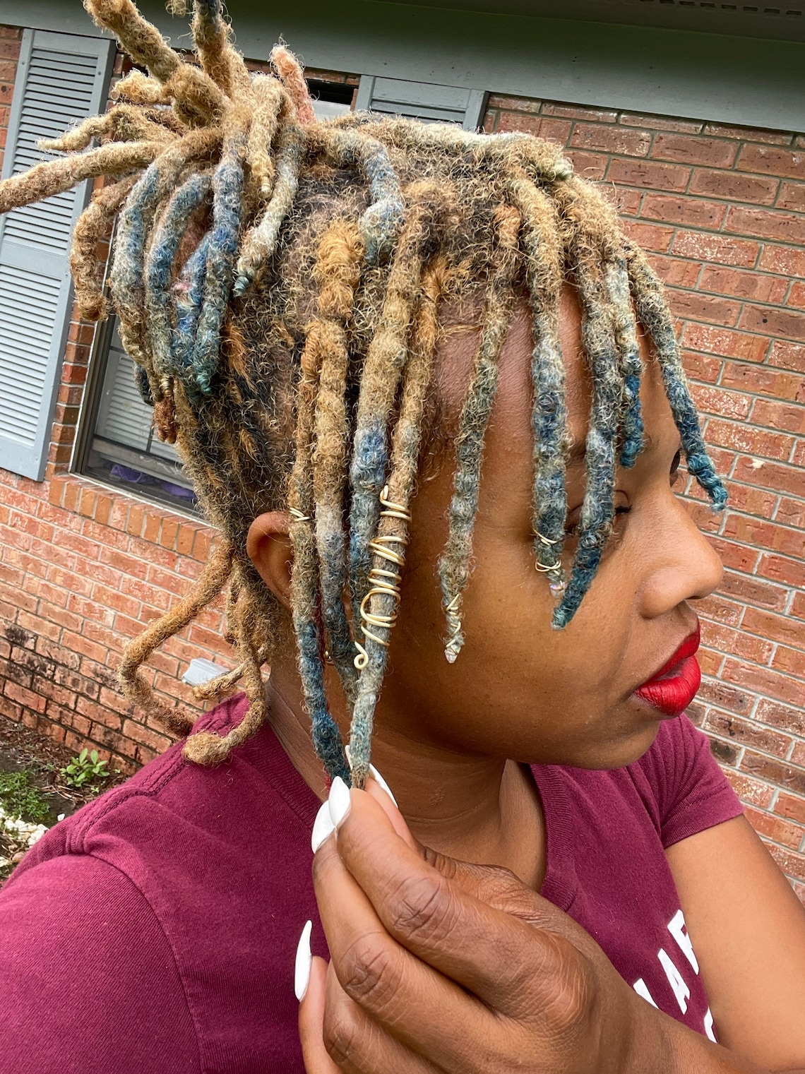 1pc MESSY LOC JEWELRY| Braid Accessories| Artas Jewelers | Coil Loc ...