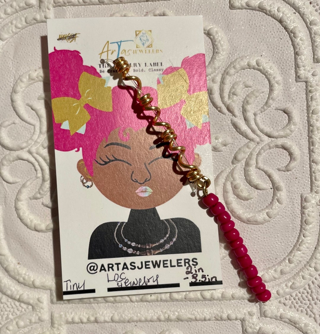 Sister Loc Micro Loc Jewelry Small Braid Jewelry Tiny Loc Natural Hair ...