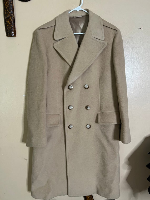 PENDLETON vintage Mens WOOL Topcoat Trench Jacket Coa… - Gem