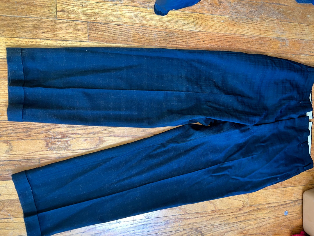 50s Mens Vintage Mens Suit Drop Loop Pants 34 X 30 - Etsy