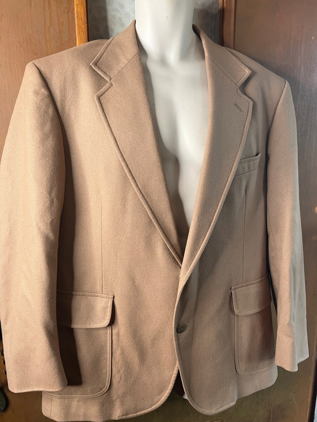 Pendleton Mens Vintage Khaki Wool Blazer Jacket Sport Coat Size 42 - Etsy