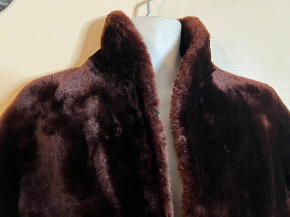 Pin Up Mouton Sheepskin Fur Vintage womens 50s 60s Ja… - Gem