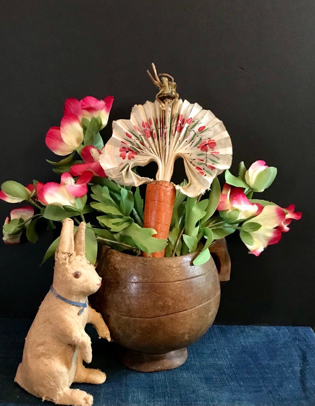 Antique Carrot Toy With Pull Out Fan, Easter - Etsy