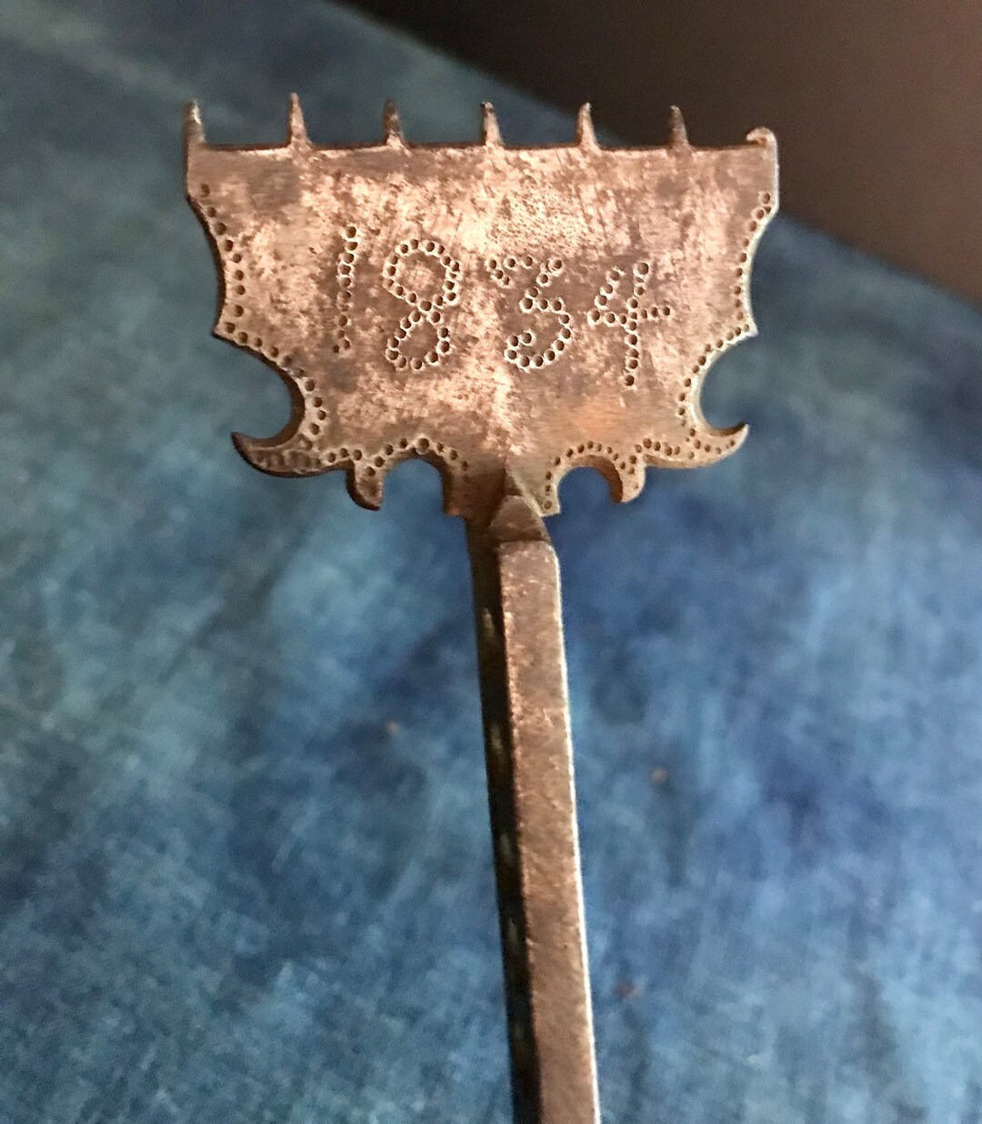 Antique Wrought Iron Loom Stretcher, Dated 1834 - Etsy